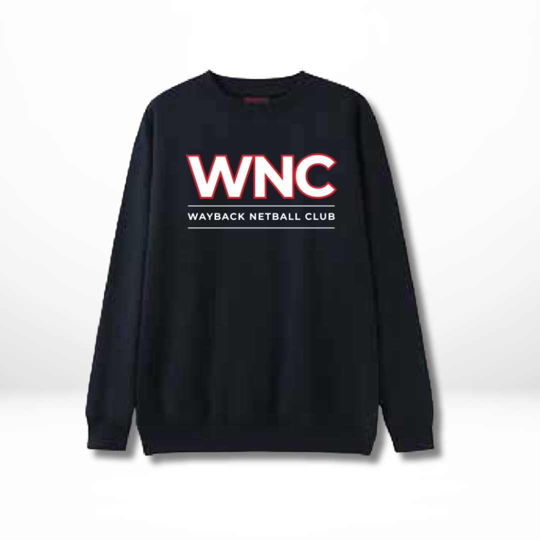 Waybacks Crew Jumper – Wayback Netball Club Apparel | TBPrint